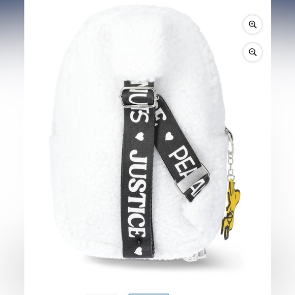 Justice | Accessories | Justice Girls Snoopy Faux Sherpa Sling Bag ...